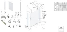 WALK A - ND Vzpěra Walk part d, l = 990mm P2717