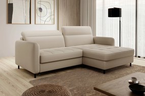 XXXLutz ROHOVÁ SEDAČKA, textil, krémová MID.YOU - Sedací soupravy - 00000L001402