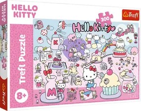 TREFL Puzzle Objevuj svět Hello Kitty / 300 dílků / 60 x 40 cm