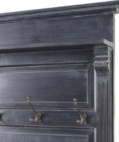Předsíňová stěna Bradford 79x41x210 old black &amp; natural