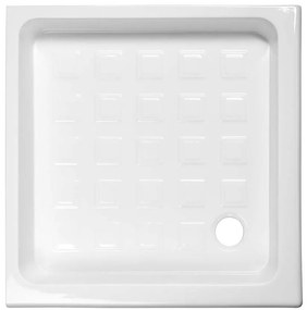 Kerasan RETRO keramická sprchová vanička, čtverec 100x100x20cm, bílá - 134001
