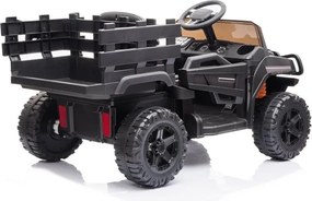 LEAN CARS Autíčko na baterie BDM0926 LED MP3 dálkové černé