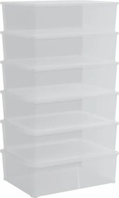 Plastové úložné boxy 6 ks 25 l stohovatelné 3189188