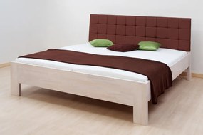 BMB Denerys Paradise postel - buk Moření: Bělená, Provedení: Jádrový buk cink, Typ: ostré rohy, Rozměr: 160 x 200 cm