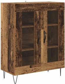 Vysoký bufet Staré dřevo 69,5 x 34 x 90 cm Kompozitní dřevo 3403174