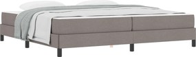 Postel s boxspringem Taupe 200 x 200 cm textil 3398518