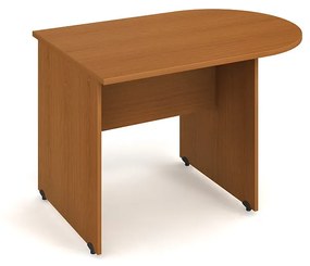 Stůl jednací oblouk 120 cm - Hobis Gate GP 1200 1 Dekor stolové desky: třešeň, Dekor lamino podnože: třešeň