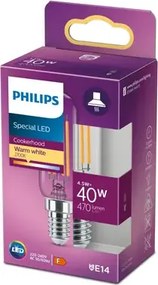 Philips LED Classic T25 E14 čirá / Žárovka / 40W náhrada / 4,5W / 470l