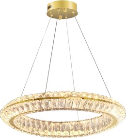Toolight Toolight, LED stropní svítidlo 60cm, 45W, 4000K, APP1768-CP, zlatá, OSW-04344
