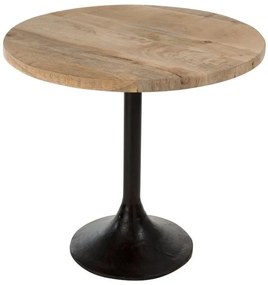 Černý barový stolek Barry - Ø 65*60cm