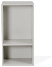Světle šedá lakovaná modulární knihovna Tenzo Z 36 x 32 cm
