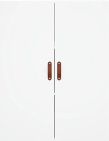Skříň highboard bílá 69,5 x 34 x 180 cm kompozitní dřevo 3195931