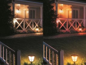 PH 17441/30/P7 Hue LED White and Color Ambiance Venkovní sloupkové svítidlo Philips Econic 17441/30/P7 černé 32cm 2200K-6500K RGB - PHILIPS HUE (915005732501)