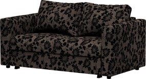 Potah na rozkládací 2místnou část Vimle barva hnědá látka pletený vzor, vzorované