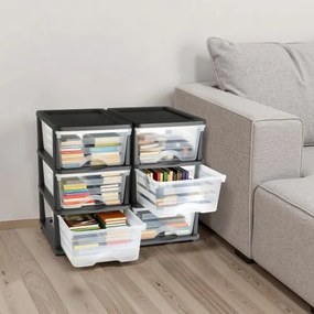Plastové úložné zásuvky, 2 kusy úložného organizéru se zásuvkami VEVOR