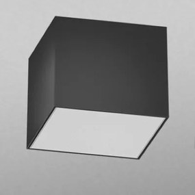 Stropní LED svítidlo Mivvy TUBO IP40 150 × 150 mm stmívatelné DALI - černá, 4000 K, 13 W, 1680 lm