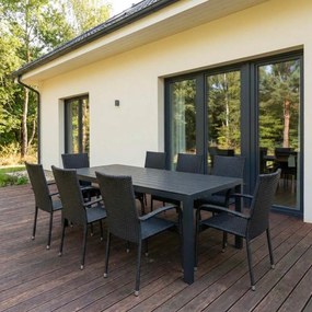 Vikio Zahradní set 190x90 pro 8 osob DT278-190 antracit