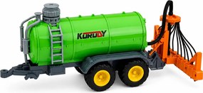 LEAN Toys Zemědělský traktor s postřikovačem tekutých hnojiv, dálkově ovládaný, RC 1:24