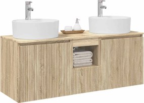 Sada koupelnových skříněk 3 ks Dub sonoma 49,5 x 44,5 x 65 cm 3405679
