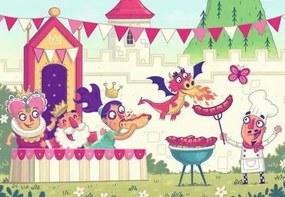 Ravensburger Puzzle  Play Královská grilovačka / 2x24 dílků / od 4 let