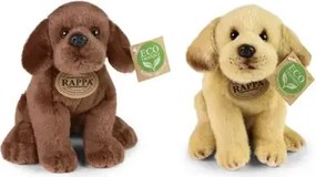 RAPPA Plyšový pes Labrador sedící 20 cm / ECO-FRIENDLY