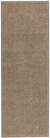 Hanse Home, Kusový koberec Pure 102614 Brown, 80x300, hnědá, kancelář