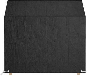 Plachty na zahradní lavice 2 ks 8 oček 130 x 70 x 70/88 cm PE 3155389