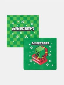 Sinsay - Sada povlaků na polštáře s vánočním motivem Minecraft - zelená