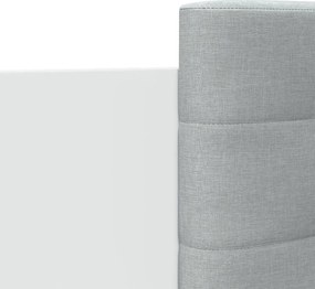 Rám postele s čelem bílý 75 x 190 cm kompozitní dřevo 3209975