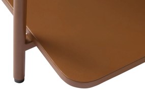 Designový konferenční stolek Harinder 110 cm terakota