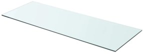 Policová deska sklo čiré 80x30 cm 243836