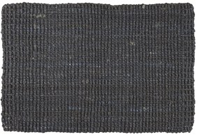 IB LAURSEN Jutový koberec Grey 90x60 cm, šedá barva, textil