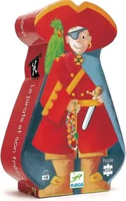 DJECO Puzzle Pirát / 36 dílků / 42x30 cm