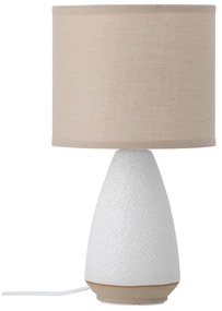 Bílá/béžová stolní lampa s textilním stínidlem (výška 27,5 cm) Paprica – Bloomingville