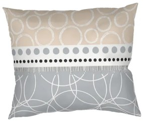 Dadka Povlečení flanel Ateliér béžový  240x220, 2x70x90 cm