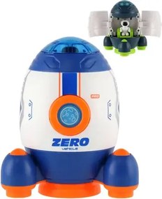 Raketoplán s kosmonautem na setrvačník 2v1 / Hračka / otočení 360° / 2
