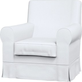 Potah na křeslo IKEA Ektorp Jennylund barva bílá látka pletený vzor
