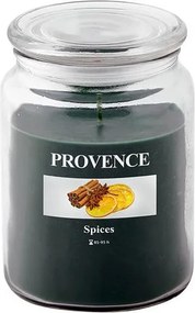 Svíčka ve skle s víčkem KOŘENÍ 510 g