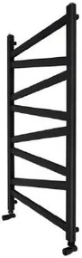 Regnis Kalipso MIX, Topné těleso 540x1600mm, 657W, černá matná, MK1600/500/50BLACK