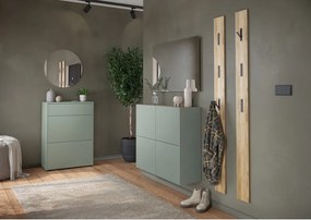 Šedozelená matná skříňka 70x99x34 cm Binetto – Germania