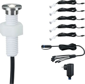 P 93695 Plug&Shine základní sada vestavné svítidlo MicroPen II IP67 3000K 5x0,22W - PAULMANN