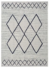 Krémovo-modrý venkovní koberec Universal Elba, 120 x 170 cm