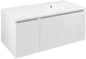 Sapho Sapho, LOREA skříňka s umyvadlem 101x46x51, 5cm (30+70 cm), pravá, bílá matná, LE070-3131-R-01