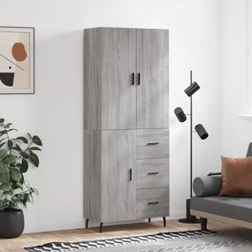 vidaXL Skříň highboard 69,5 x 34 x 180 cm kompozitní dřevo [3195915] Barva: šedá sonoma