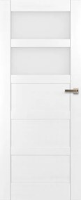 Interiérové dveře vasco doors BRAGA model 3 Průchozí rozměr: 70 x 197 cm, Orientace dveří: Levé dveře, Dekor: Bílá