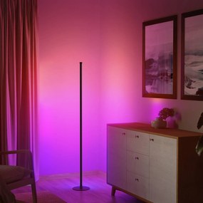 LED stojací lampa s hudebním senzorem smart RGB stmívatelná