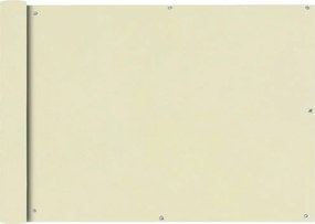 vidaXL Balkónová zástěna 75 x 600 cm oxfordská látka [42337] Barva: Černá
