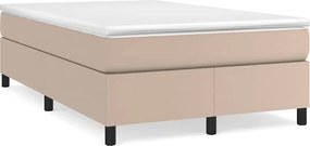 Rám postele s boxspringem cappuccino 120x200 cm umělá kůže 3121040