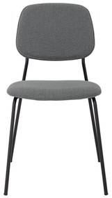 Bloomingville Jídelní židle Corte, šedá, polyester - 82050366