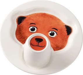 Villeroy&Boch Animal Friends Dětská Sada Medvídek - hrnek a talíř, 2ks